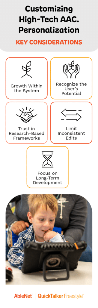 Maximize AAC Device Personalization for Better Communication