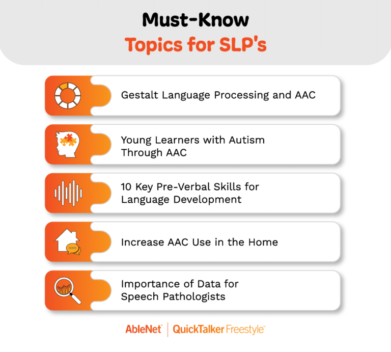 Top Topics for Speech-Language Pathologists' Growth