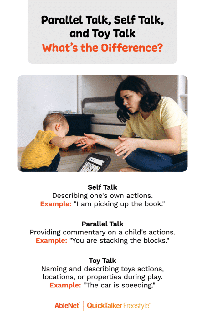 Language Development Strategies: Parallel, Self, & Toy Talk