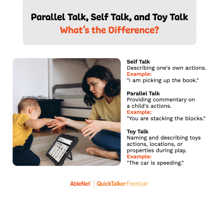 Language Development Strategies: Parallel, Self, & Toy Talk