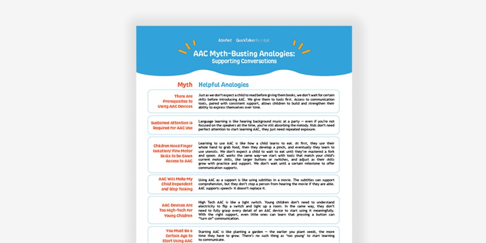 Parent Resources | QuickTalker Freestyle