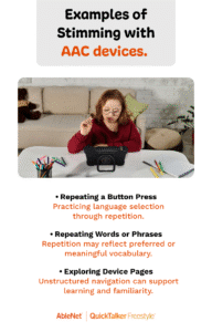Responding to Stimming with AAC Users—Tips for SLPs