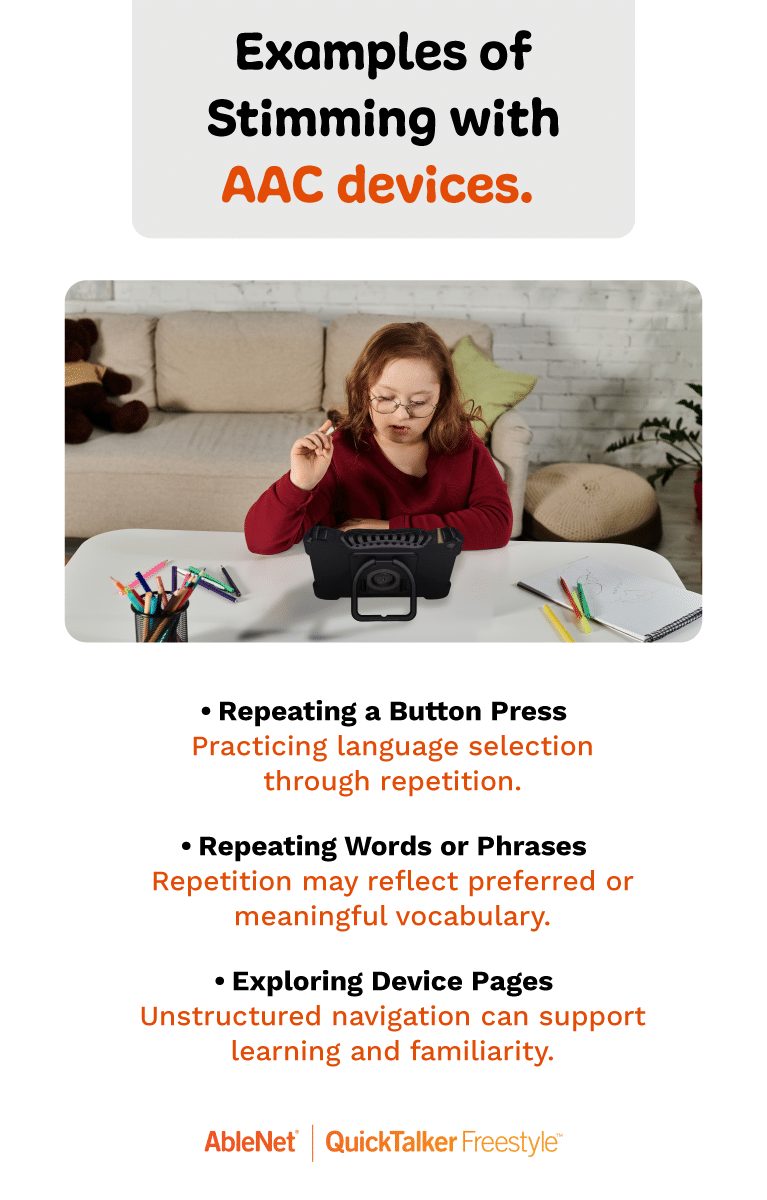 Responding to Stimming with AAC Users—Tips for SLPs