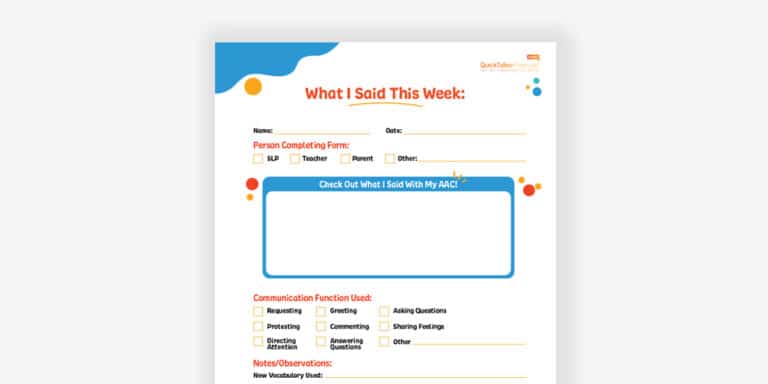 Parent Resources | QuickTalker Freestyle