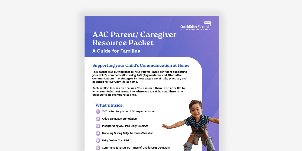Parent Resources | QuickTalker Freestyle